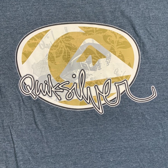 Quiksilver | Shirts | Vintage Quicksilver Graphic Tshirt Front Back ...